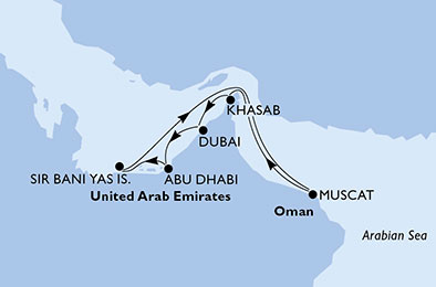 UAE & Oman Cruise | MSC Cruises | Shandon Travel