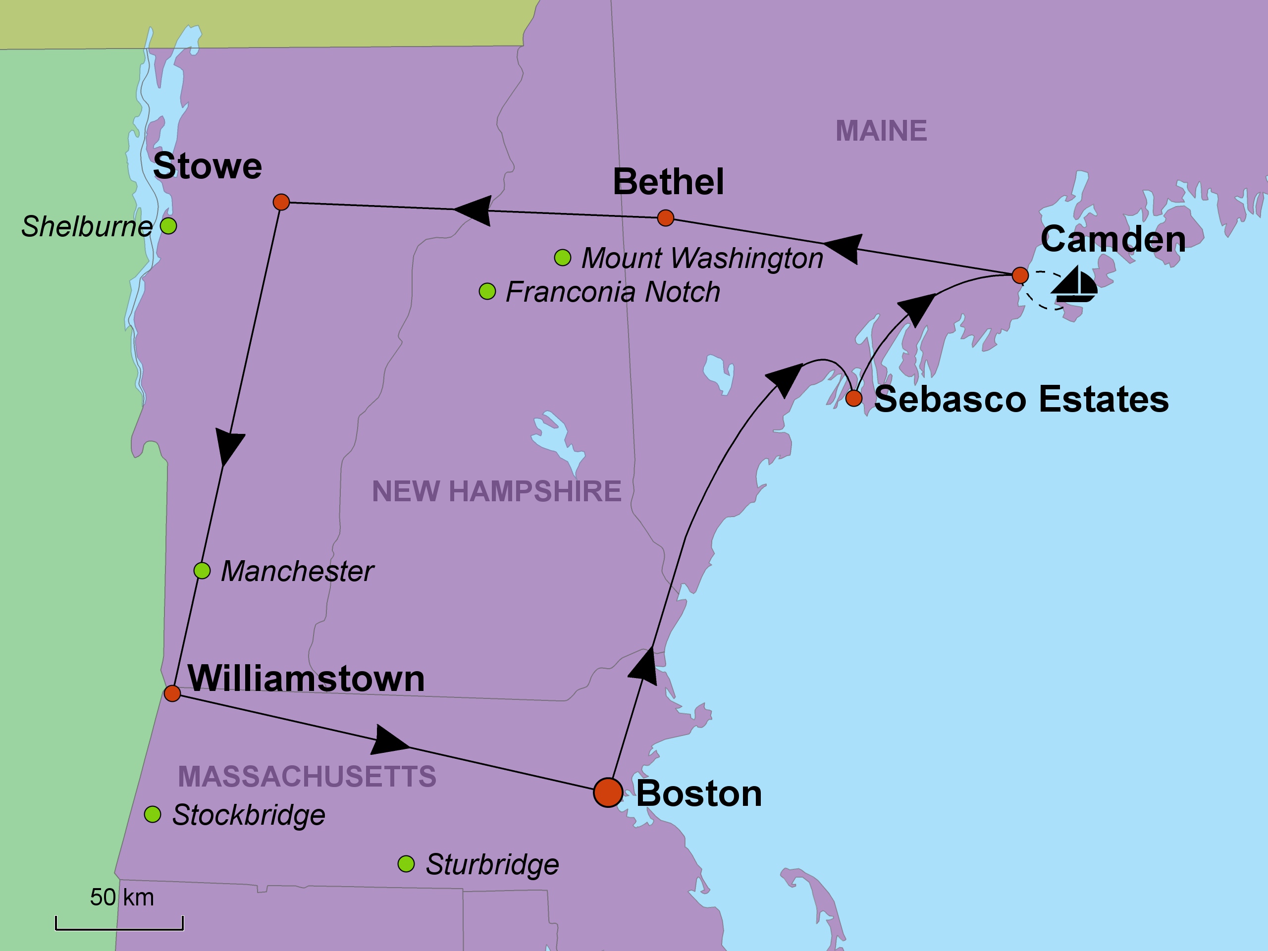 Best Of Northern New England | USA Tours | Shandon Travel